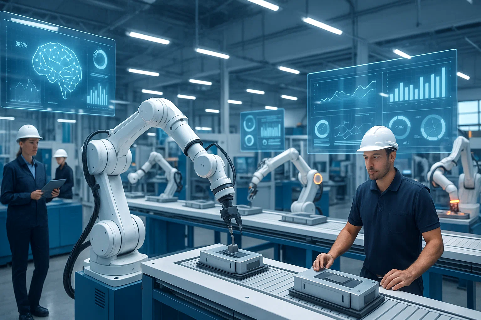 Top Real-World Examples of AI in Manufacturing Today - TechSouls